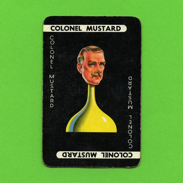 Clue fans, here’s scientific proof that it was Colonel Mustard with a ...